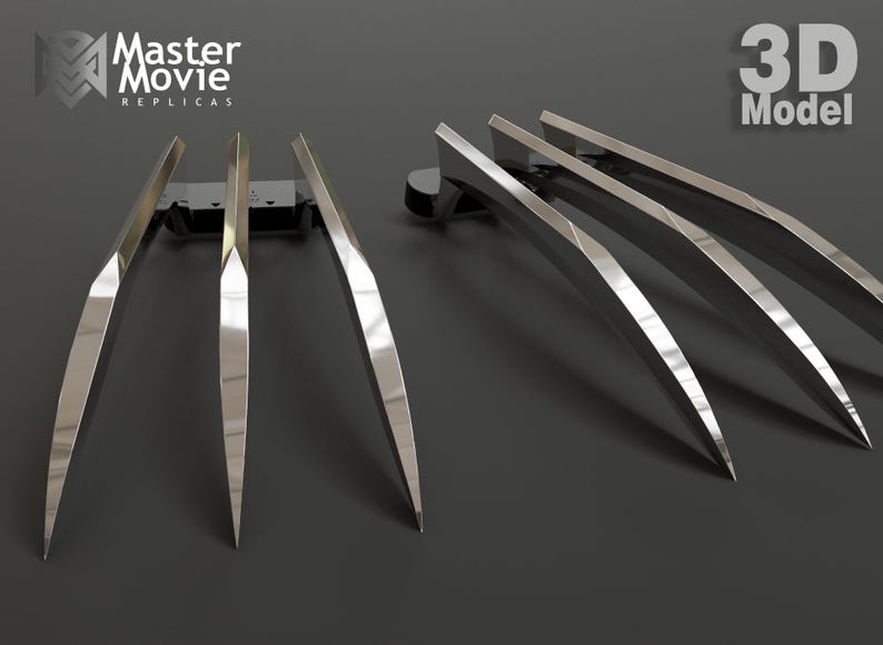 Wolverine Claws (stunt Version) 3D Print STL File - Etsy