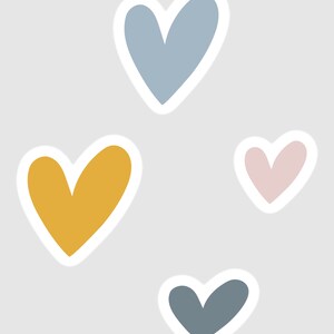 Rainbow Themed Bulletin Board Border Set. Rainbow Border Set. Muted ...