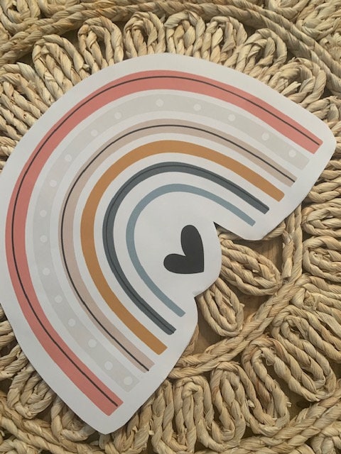 Rainbow Themed Bulletin Board Border Set. Rainbow Border Set. Muted ...