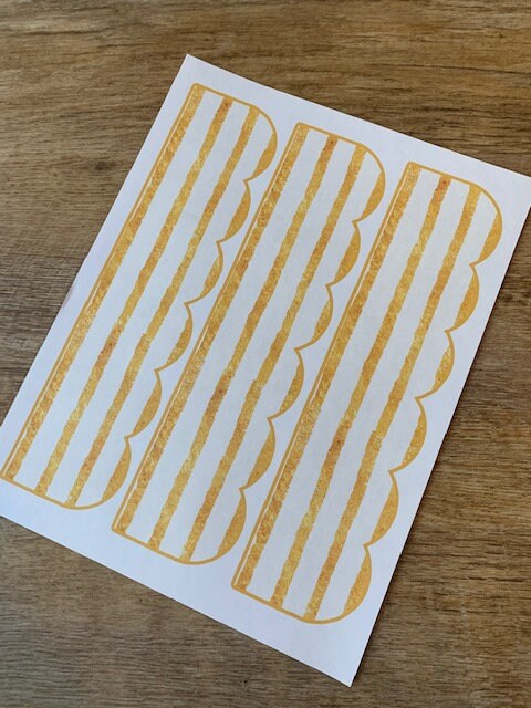 Gold Strip Border. Yellow Strip Border. Classroom Border. Kate Spade ...