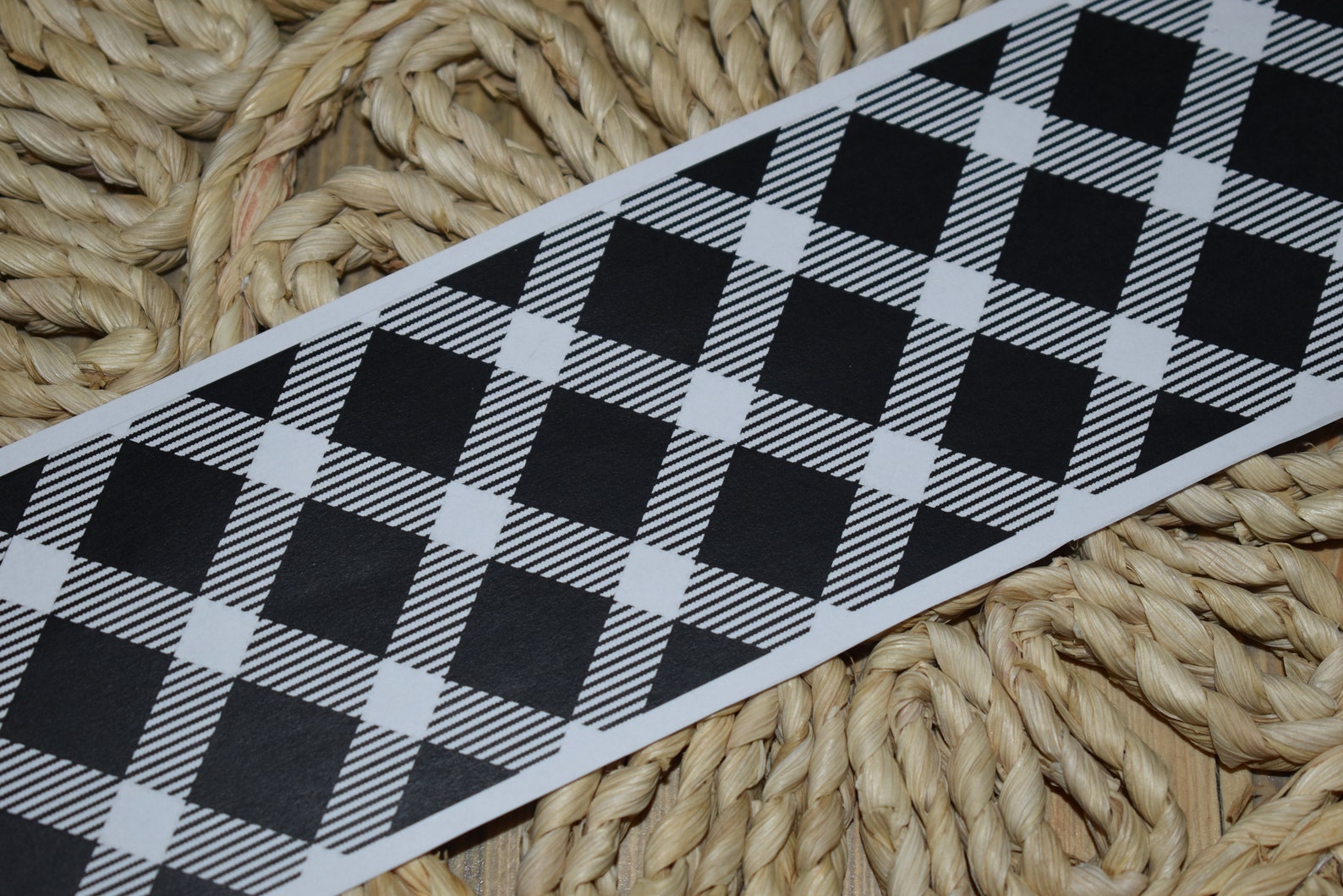 Lemon Buffalo Plaid Bulletin Board Border. You Print Digital Down Load ...