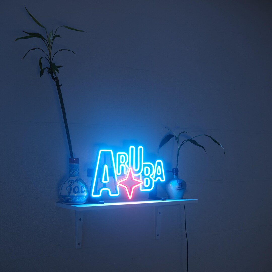 Aruba LED Neon Sign - Etsy