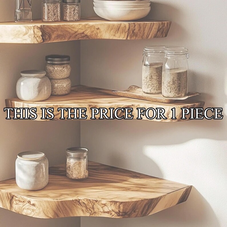 Black Floating Shelves Wood Custom Floating Shelf Corner Wall Shelf ...