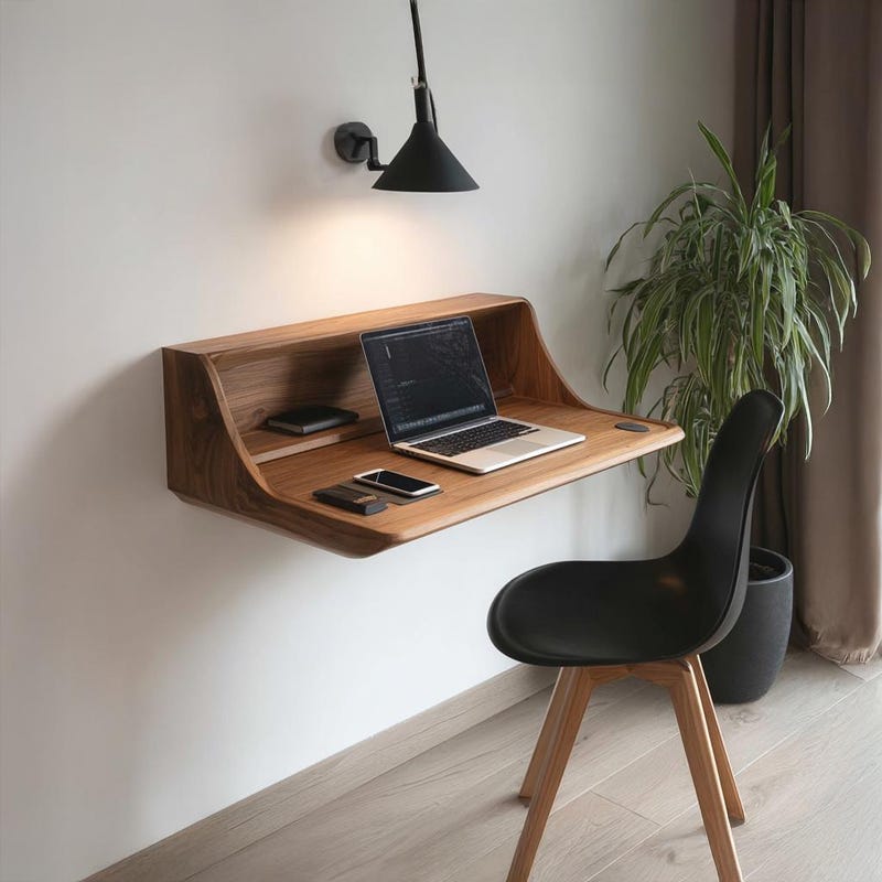 Floating Desk With Drawer - Etsy