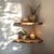 Wavy Shelf Live Edge Floating Shelves Solid Wood Wall Mount Bookshelf ...