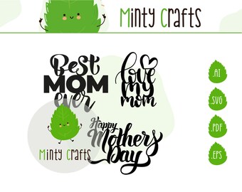 20 SVG PNG Dxf Instant Digital Download Mothers Day Bundle, for Cricut ...