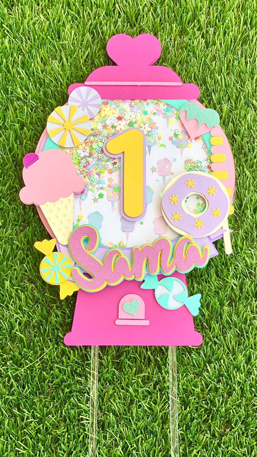 Candy Theme Cake Topper SVG | Cake Topper SVG | Cutting Files for ...