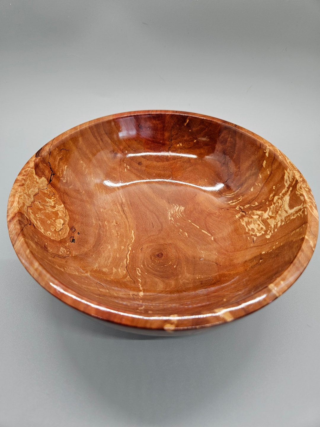 Spalted Bradford Pear Bowl Handmade - Etsy