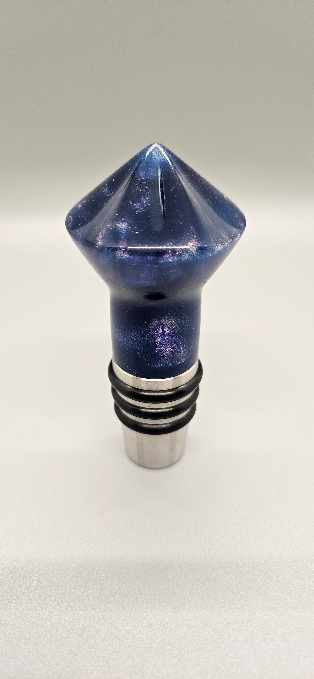 Hand Turned Galactic Resin Whiskey Bottle Stopper - Etsy