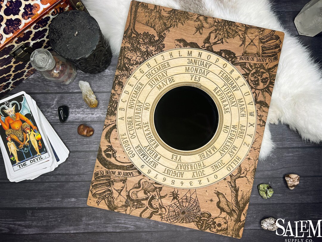 Scrying Mirror, Pendulum Board, Talking Boards, Divination Board ...
