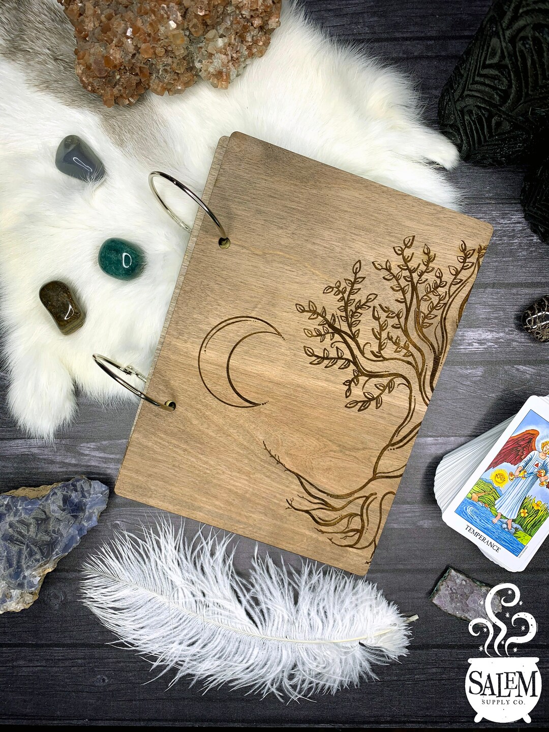 Tree of Life Journal Witch Grimoire Witch Notebook Book of - Etsy UK