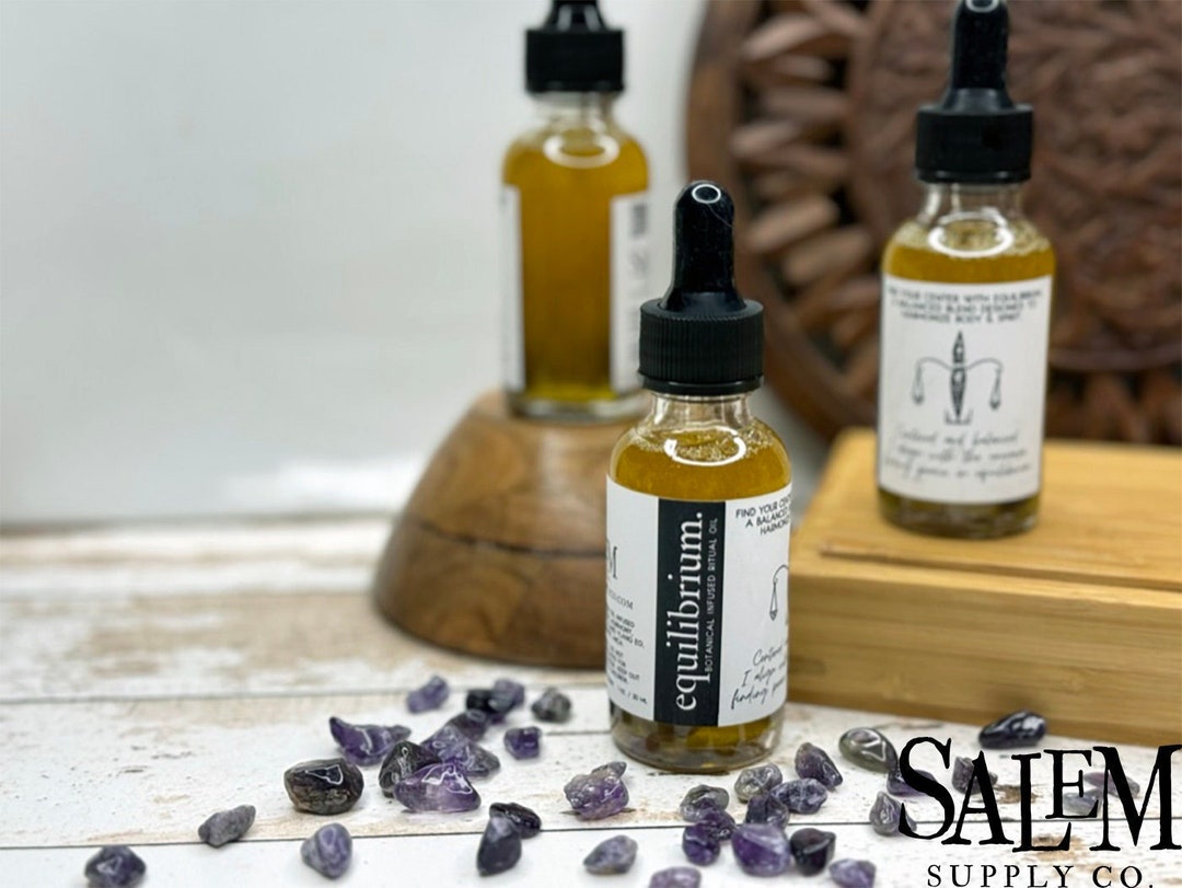 Equilibrium Botanical Infused Ritual Oil, Witchcraft Oils, Self Care ...
