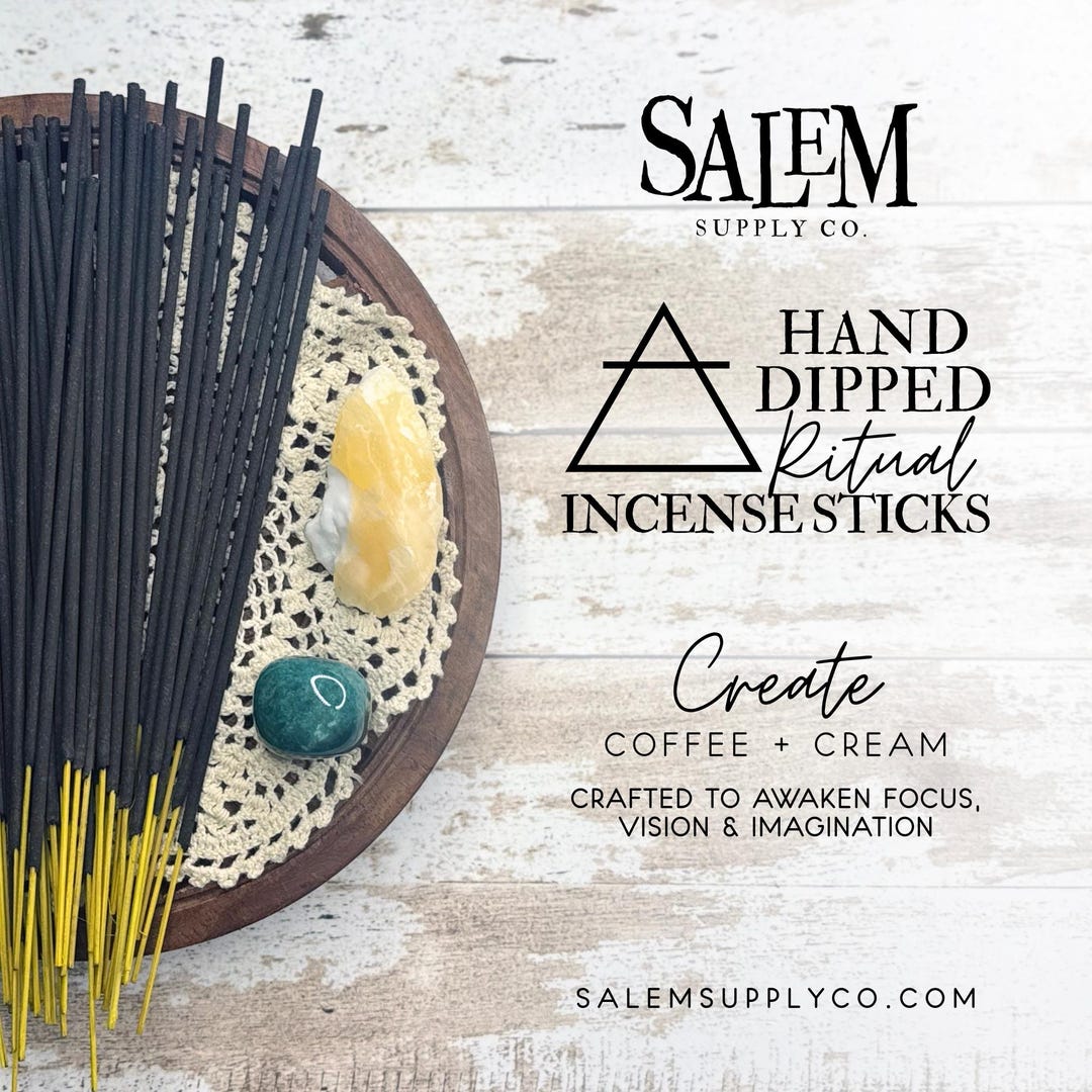 CREATE Ritual Incense Sticks, Coffee Incense, Witchy Incense, Wiccan ...