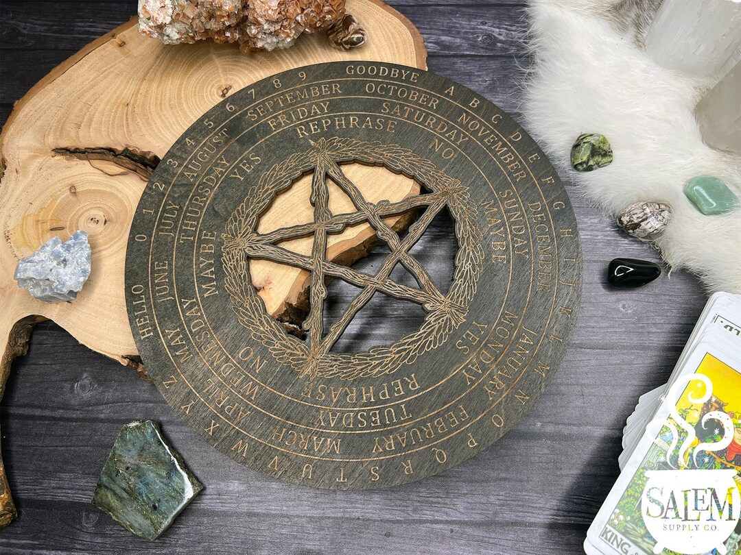 Pentacle Pendulum Board Set, Divination Board, Talking Board, Spirit ...