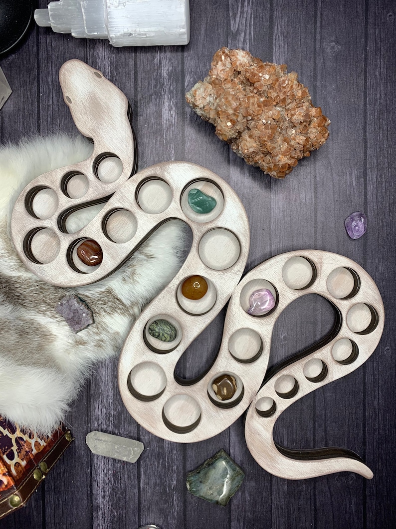 Crystal Wall Shelf Crystal Storage Snake Wall Hanging - Etsy