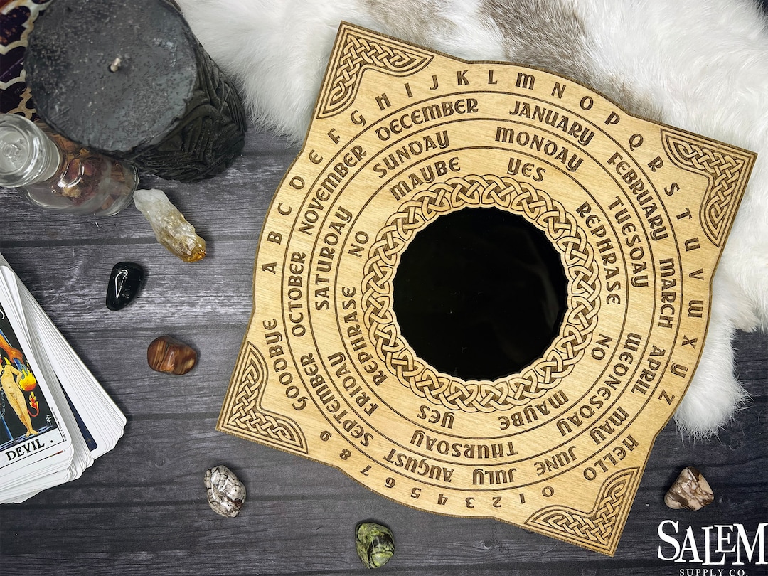 Scrying Mirror, Celtic Altar, Talking Board, Divination Board, Pendulum ...