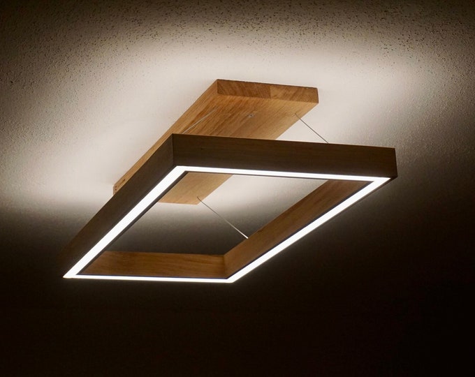 Ceiling Light Solid Wood Oak Apple Homekit Smarthome Motion Detector - Etsy