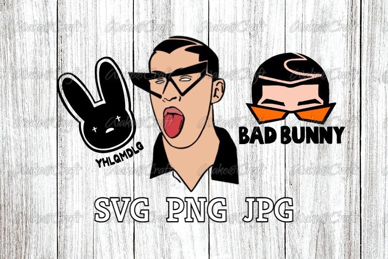 Bad Bunny Huge Clipart Bundle SVG, PNG, & JPG Instant Download - Etsy