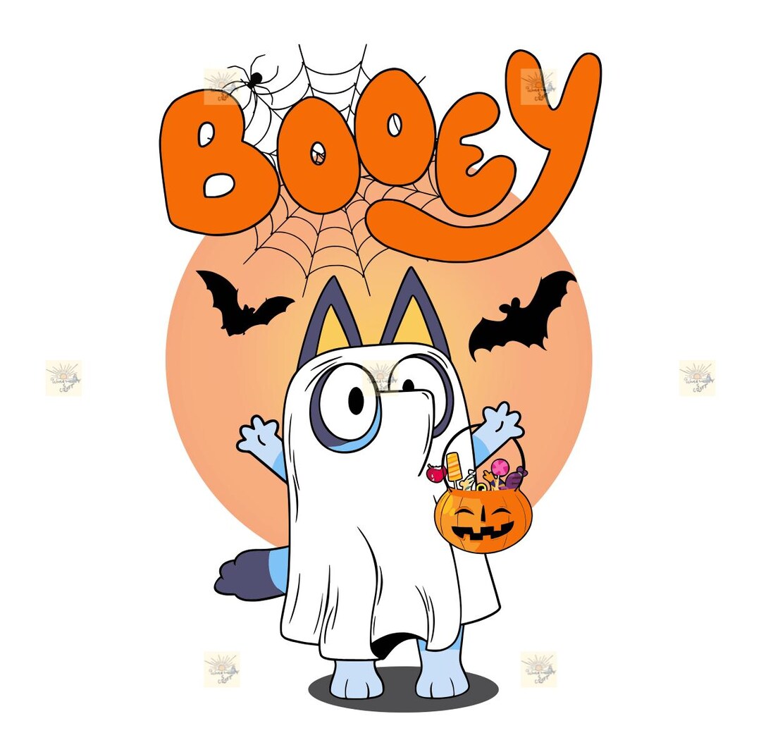 Booey Bluey Halloween PNG PDF eps dxf para tus diseños personalizados ...