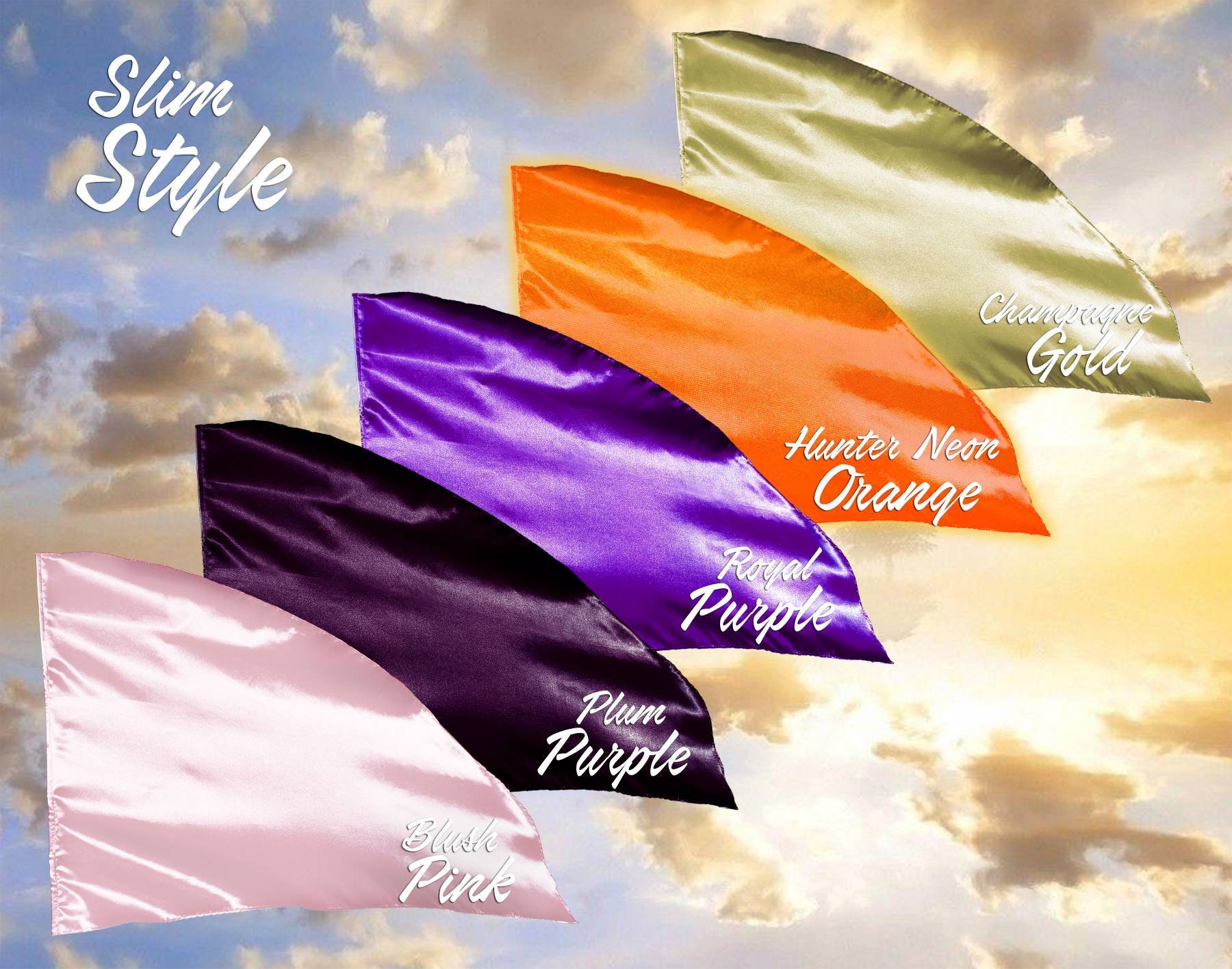 Fancy Metallic Swing Flags MANY COLORS great for Worship - Etsy Hong Kong