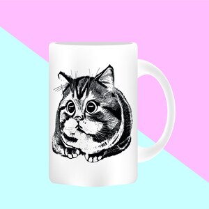 Chonk Cat Svg, Fat Cat Svg, Funny Chonk Cat Svg Cut File for Cricut ...