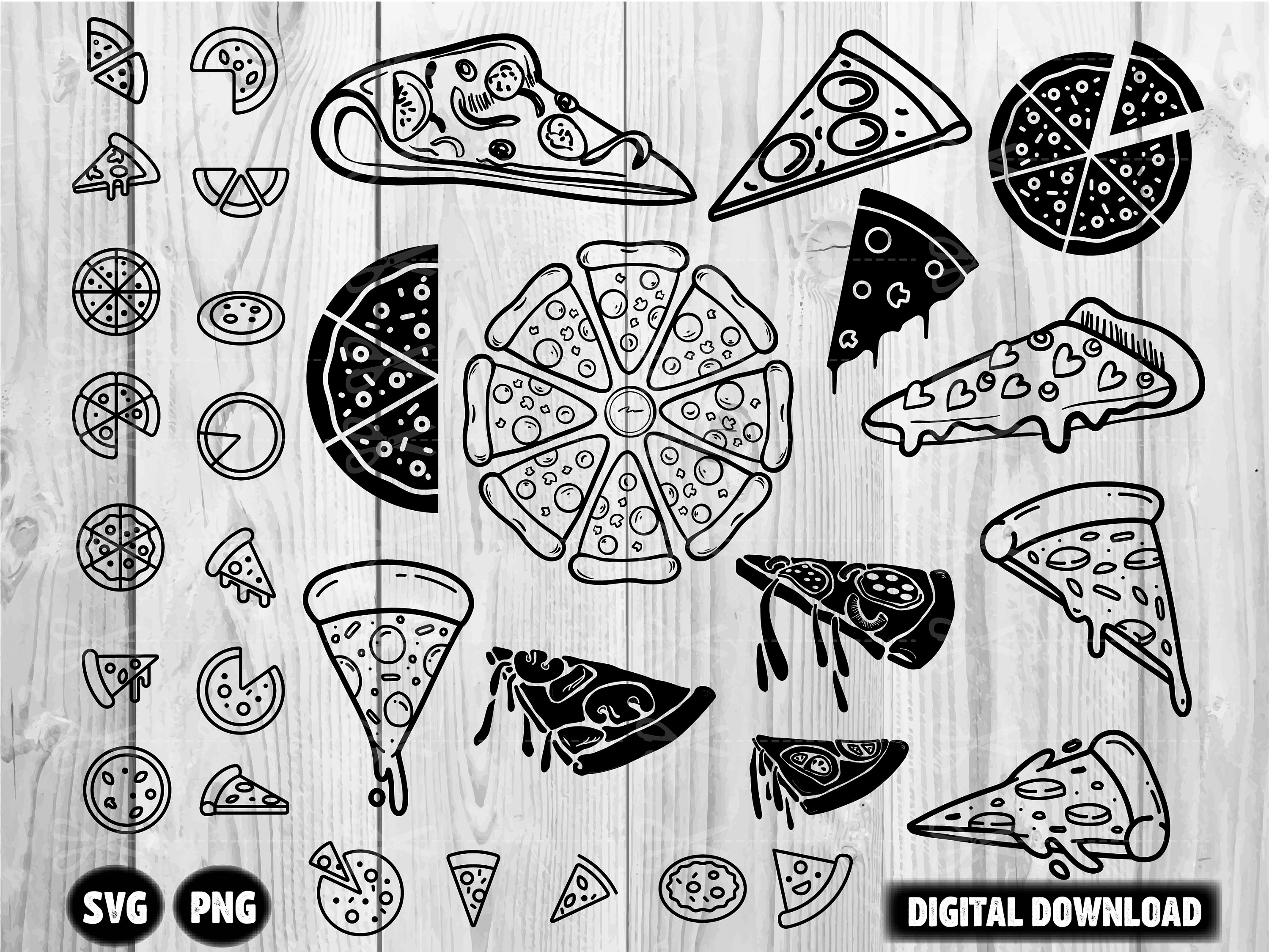 Pizza Slice Silhouette