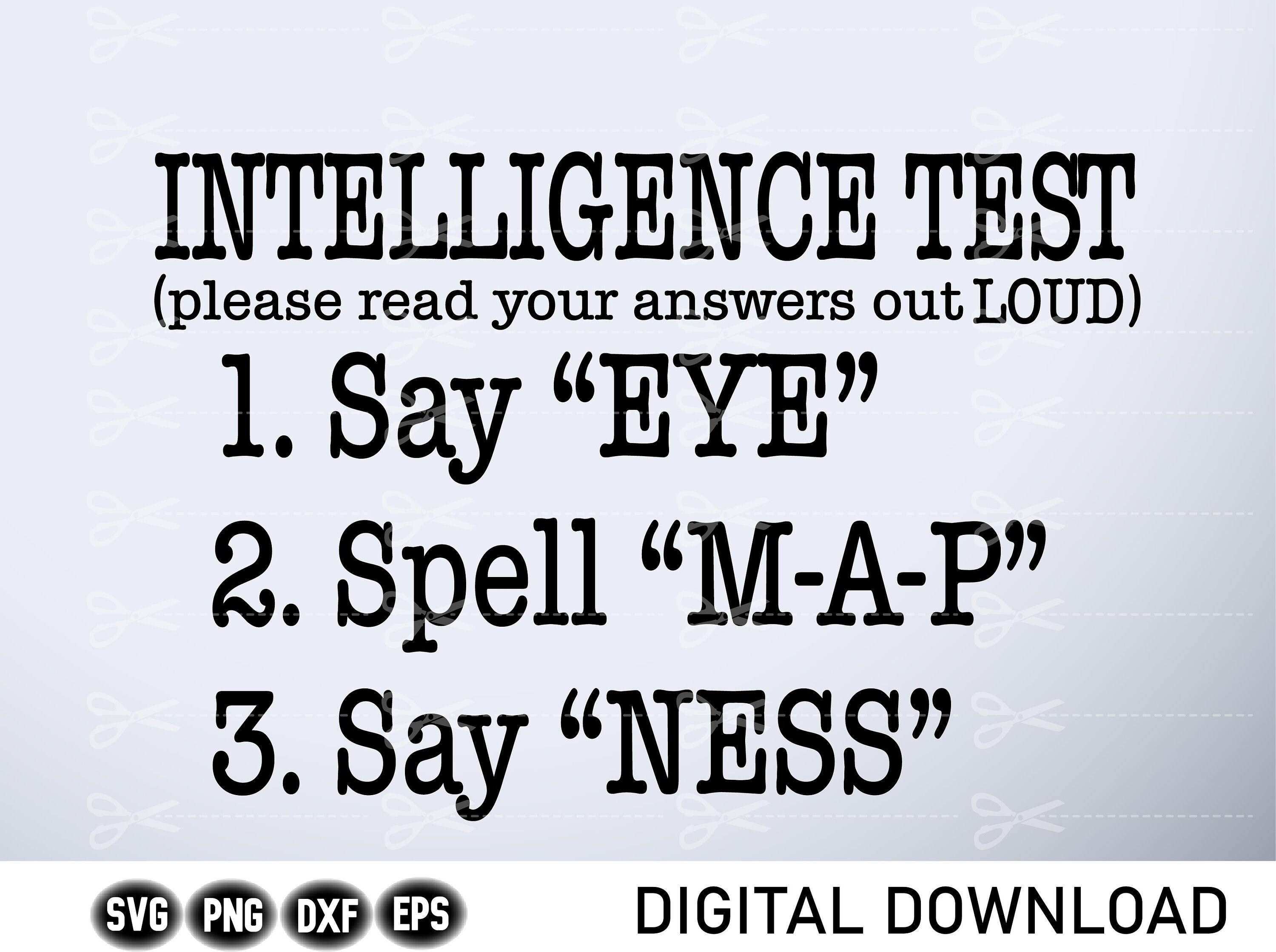 Intelligence Test Answers