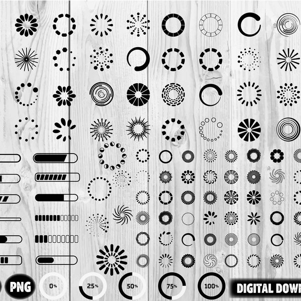 Loading Bar Svg - Etsy
