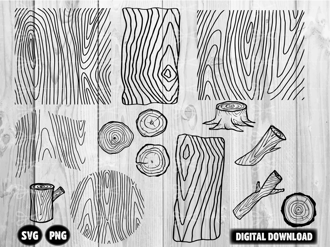 WOOD GRAIN SVG Carpenter Svg Wood Log Svg Wood Pattern Cut - Etsy