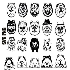 Chow Chow Svg, Chow Chow Dog Svg Bundle, Chow Chow Png, Chow Chow ...