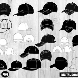 Baseball Cap SVG Bundle Baseball Cap SVG Baseball Cap - Etsy