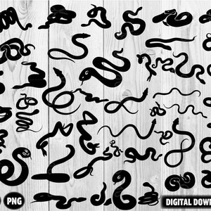 Snake Svg, Snake Silhouette, Snake Clipart, Snake Cricut, Python Svg ...