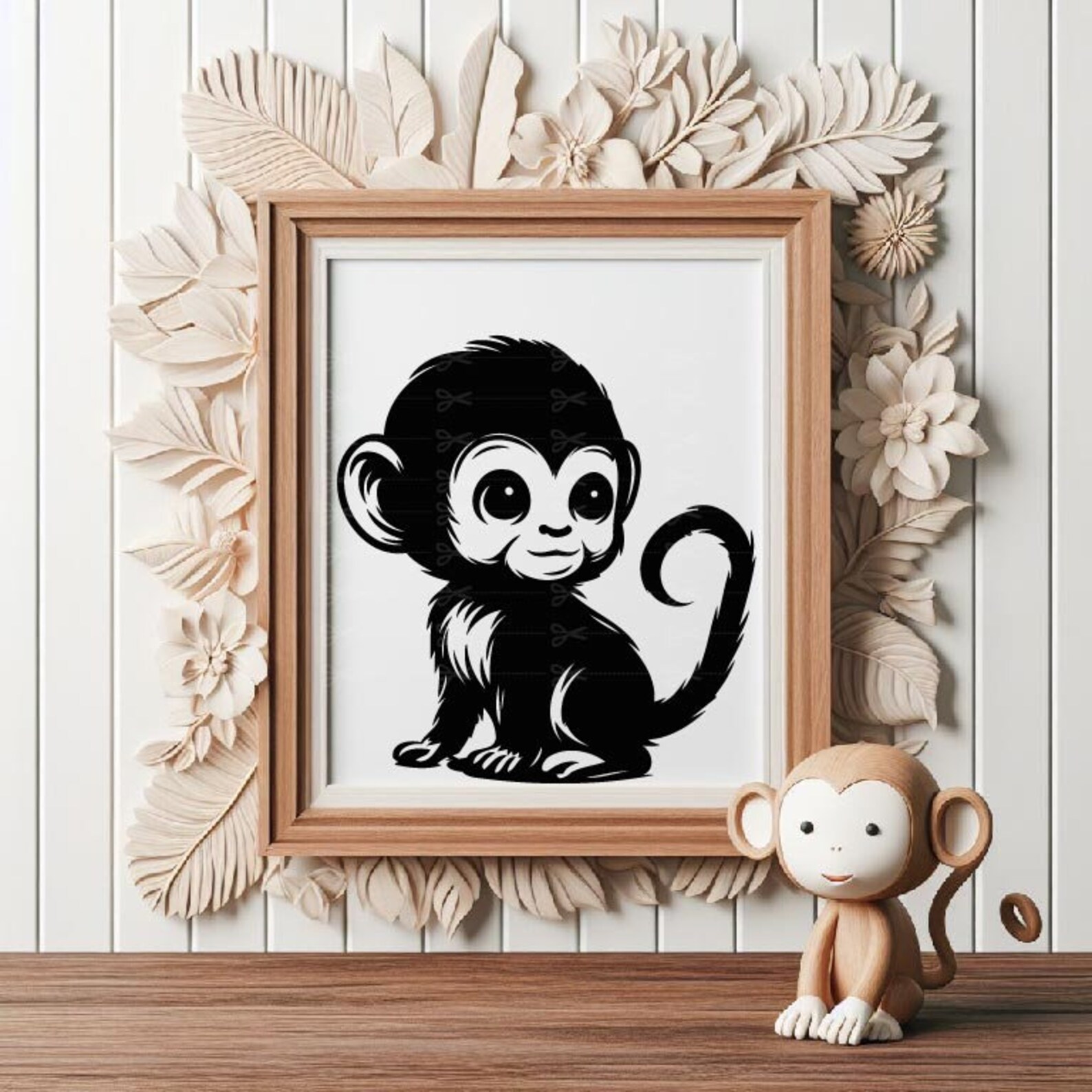 Monkey Svg, Monkeys Svg, Monkey Silhouette, Monkey Clipart, Jungle ...
