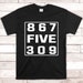 8675309 SVG, Nostalgic and Funny 80s T-SHIRT Design,vector Cut File ...