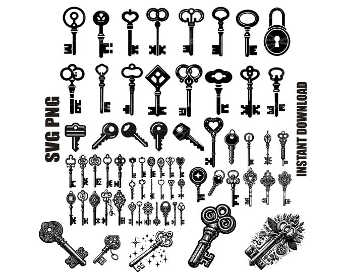 Magic Key Svg, Key Svg, Key Clipart, Keys Svg Files, Lock Svg, Key ...