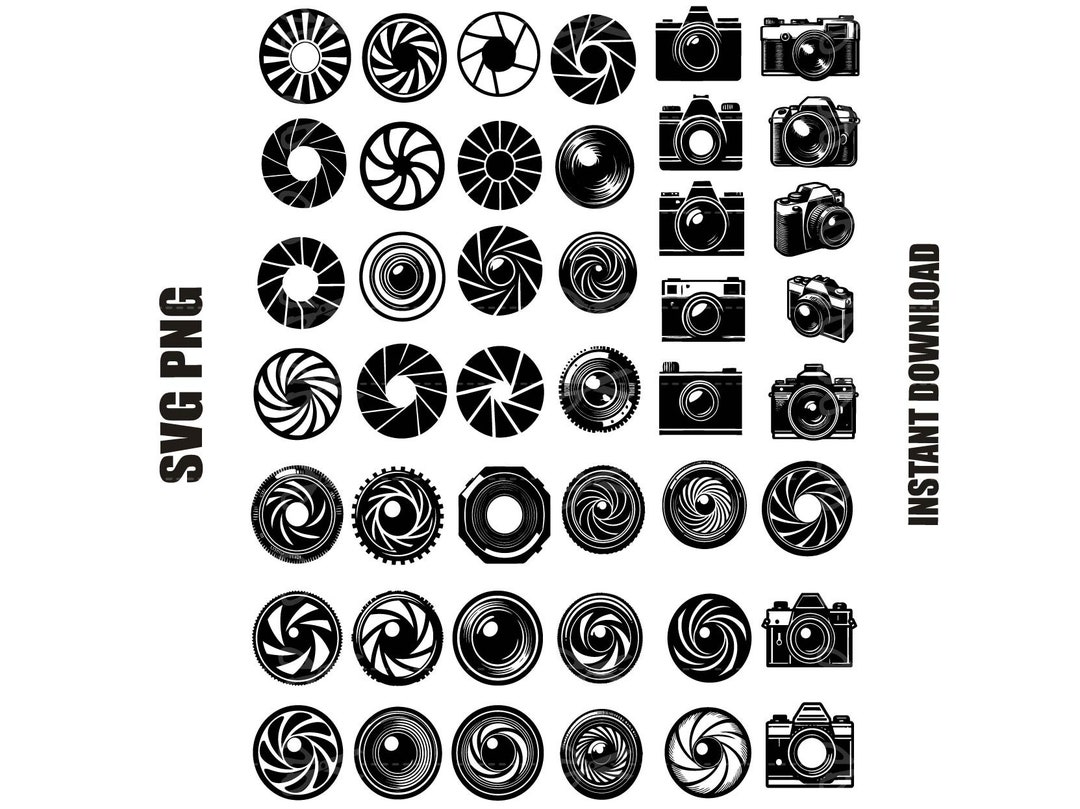 Camera Shutter Svg Vintage Camera Svg Camera Shutter - Etsy UK