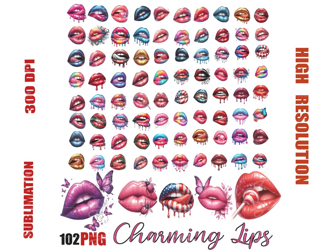 Biting Lips Png, Sexy Lips Png, Dripping Lips Png, Lips Clipart, Sexy Lips Bundle, Open Mouth ...