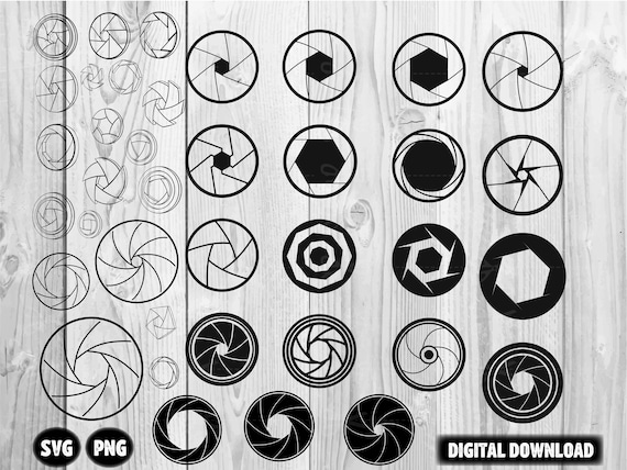 Camera Shutter Silhouette