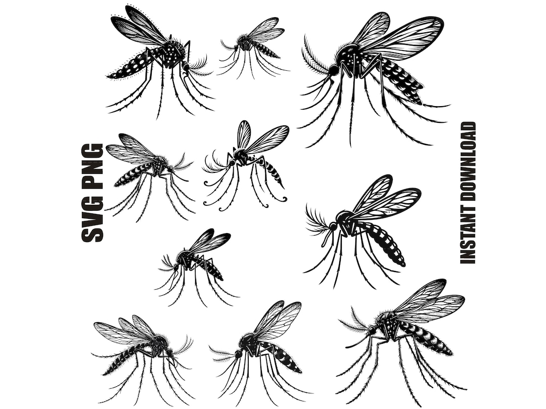 Mosquito Svg, Mosquitoes Svg, Mosquito Cut Files, Mosquitos Svg ...