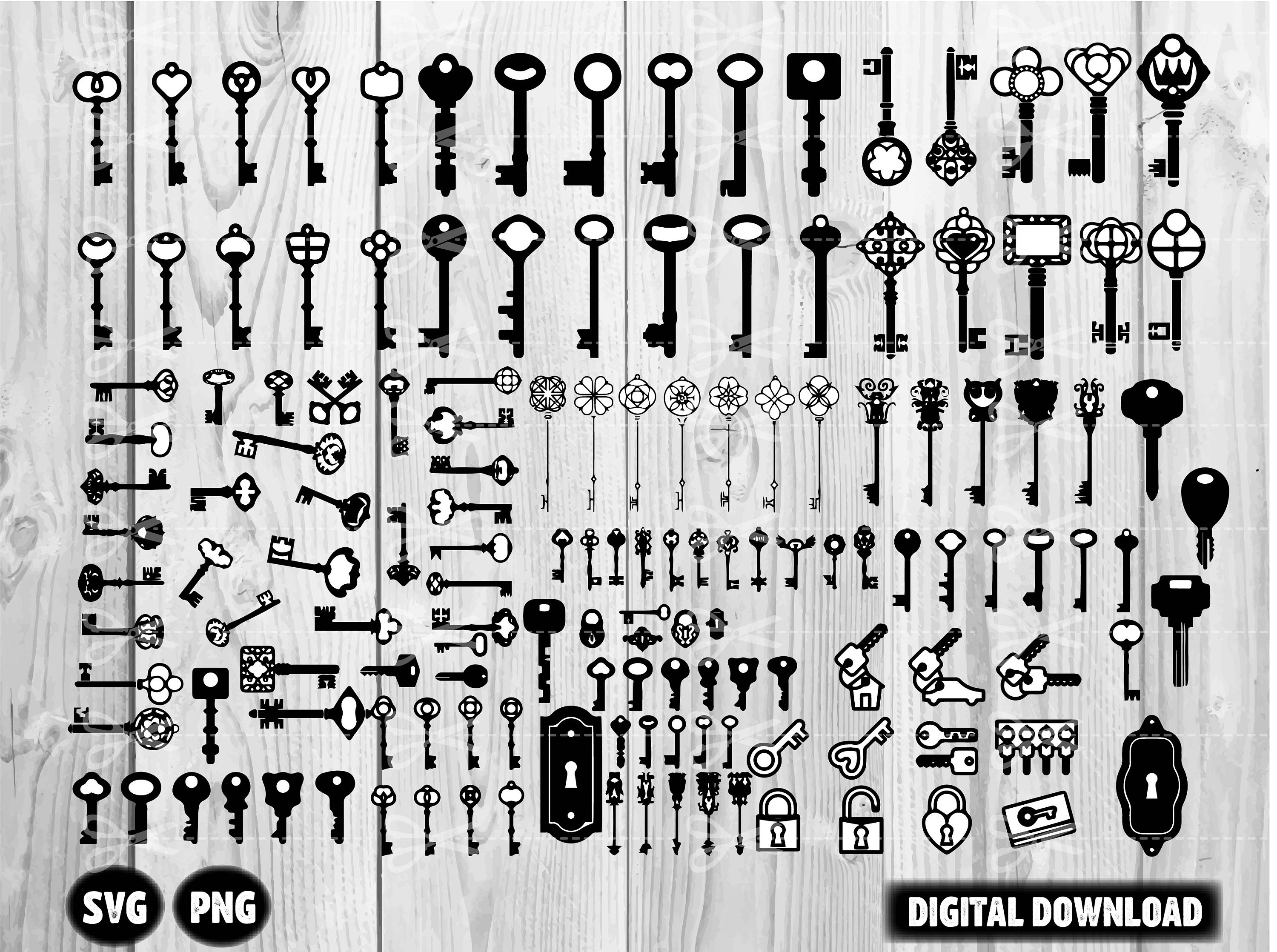 Key SVG Key Clipart House Key Svg Keys Svg Bundle Magic Key - Etsy ...