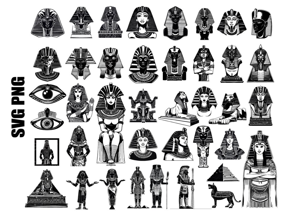Egyptian SVG Bundle Digital Files for Ancient Egyptian - Etsy UK