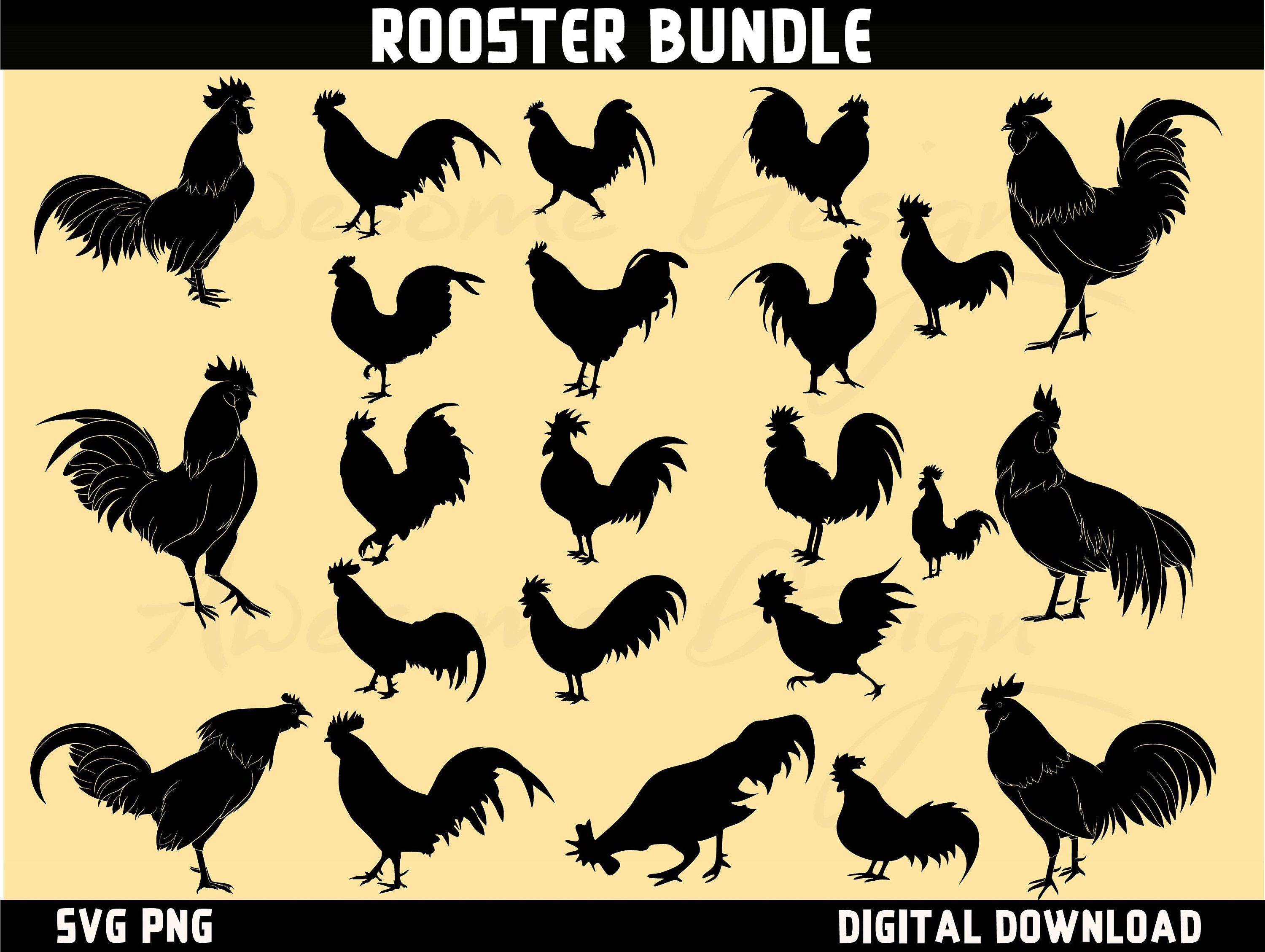 Hahn svg Hahn svg Bundle Hahn png Hahn Clipart Hahn - Etsy Schweiz