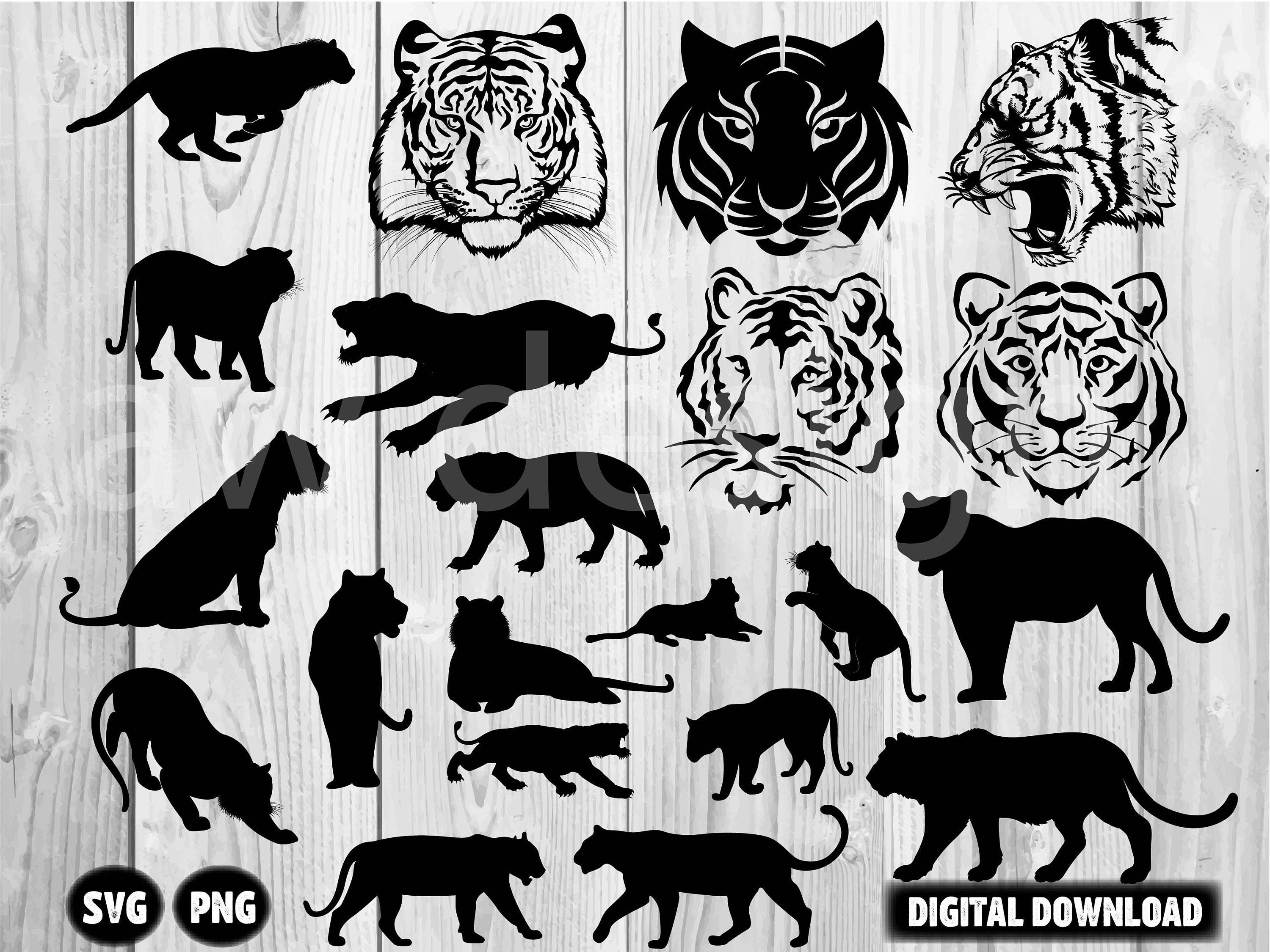 Tiger Silhouette Png