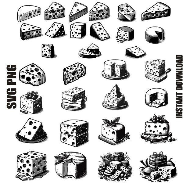 Cheese Svg - Etsy