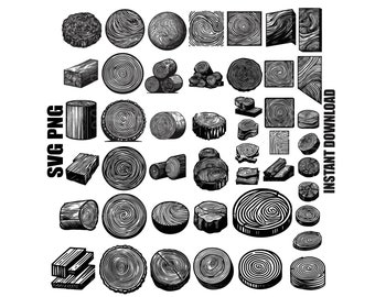 WOOD GRAIN SVG, Wood Pattern Cut Files for Cricut, Wood Grain Template ...