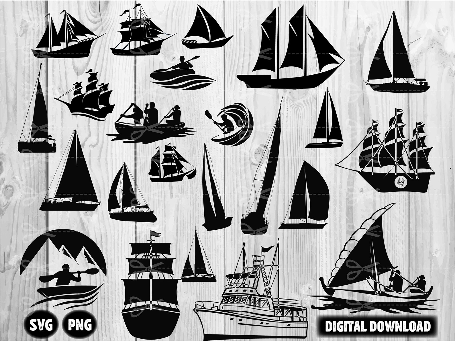 Sailboat Svg Sailboat Cut Files Sailboat Svg Bundle - Etsy