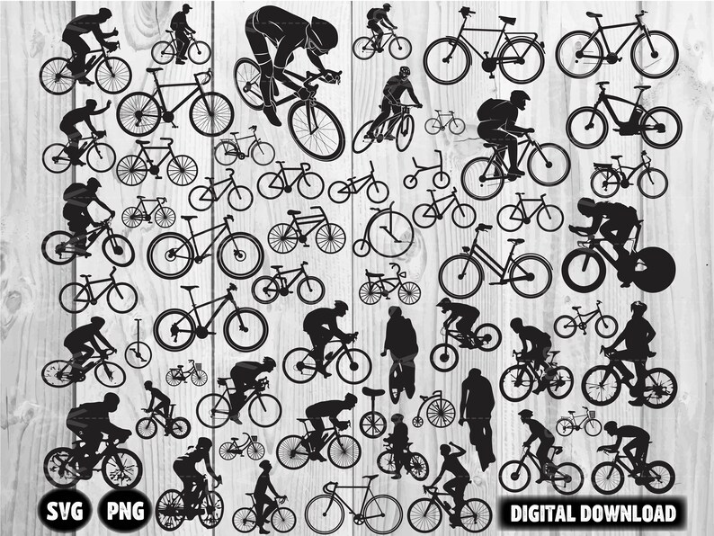 Bicycle Svg Bike Svg Bike Clipart Mountain Bike Svg Biker - Etsy