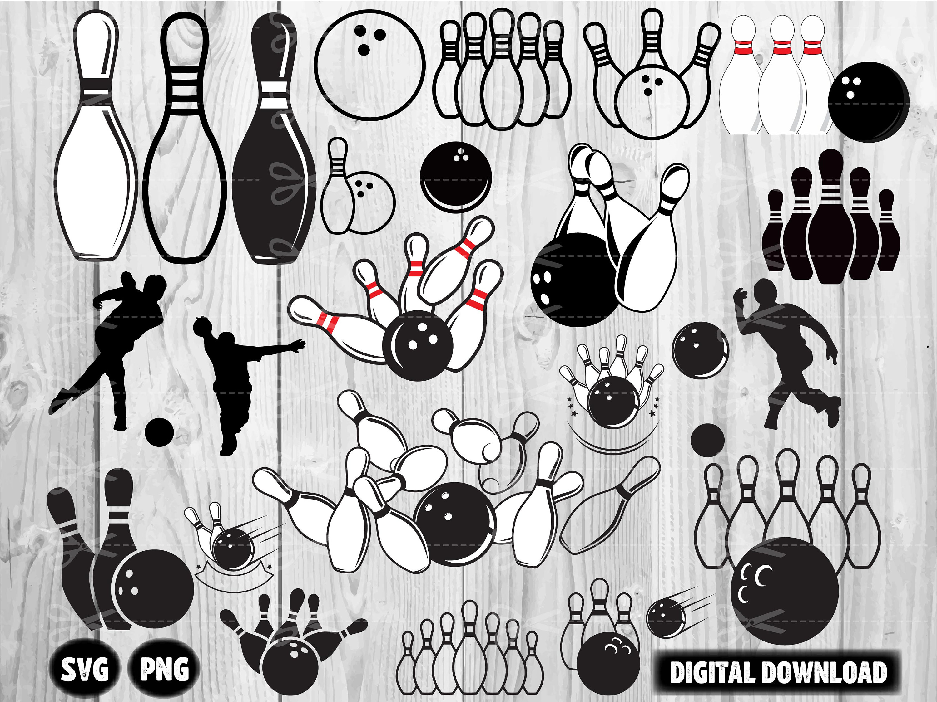Kids Bowling Clipart