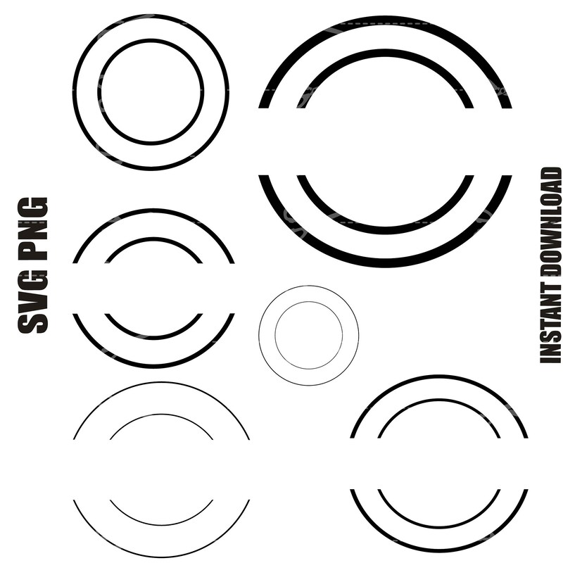 Circle Frame Svg - Etsy