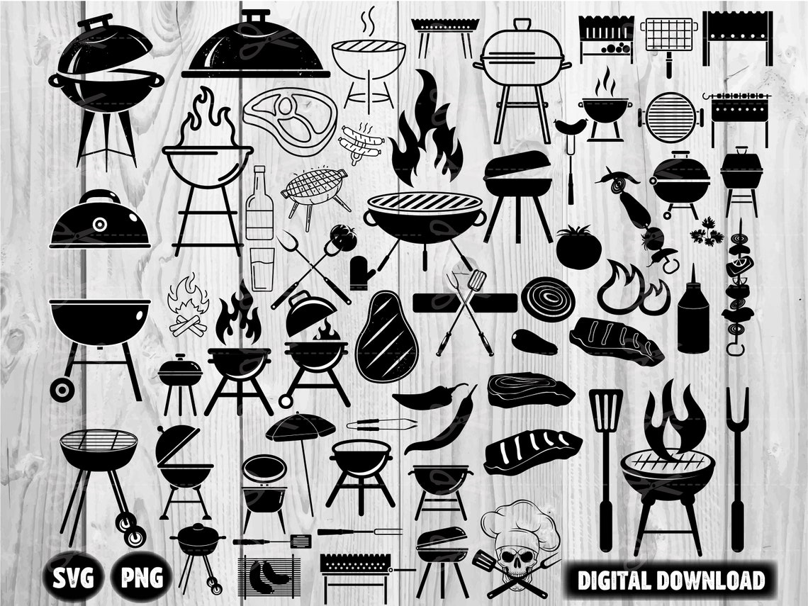 Bbq Svg Barbeque Svg Grill Svg Grill Master Svg Grilling - Etsy